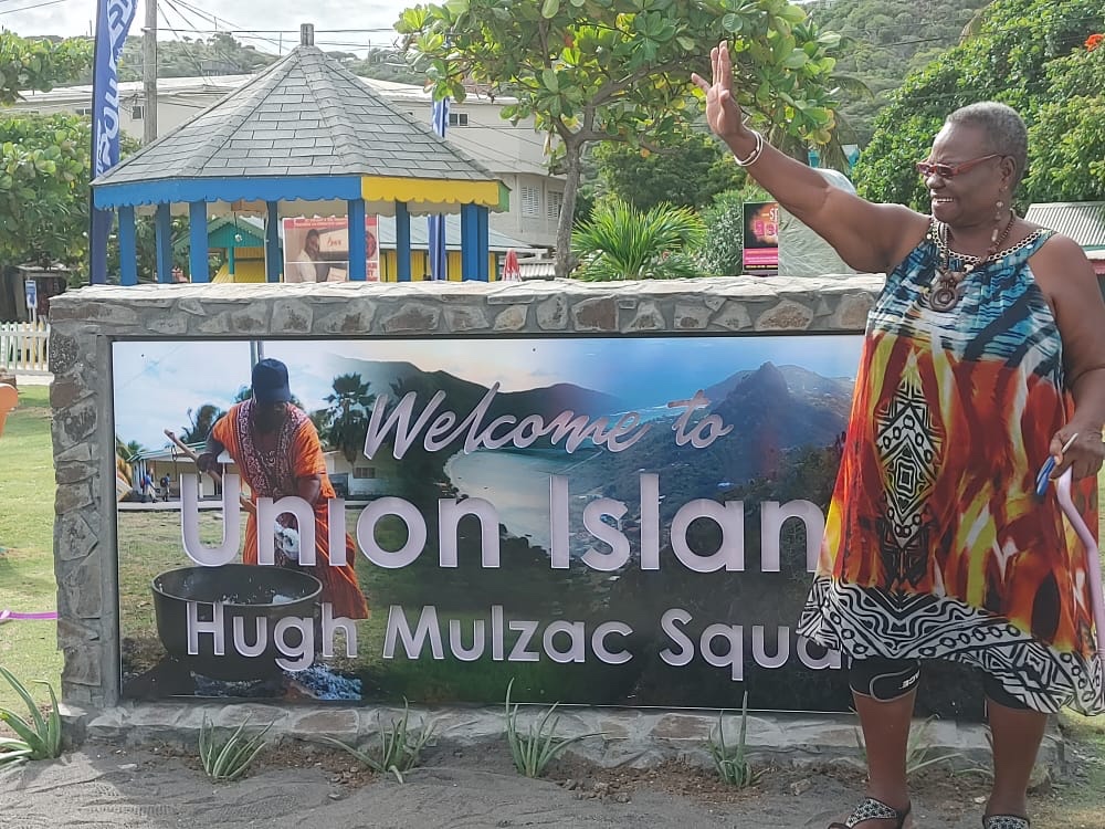 Union Island Tourist Board launches modern sign and cenotaph – One News SVG