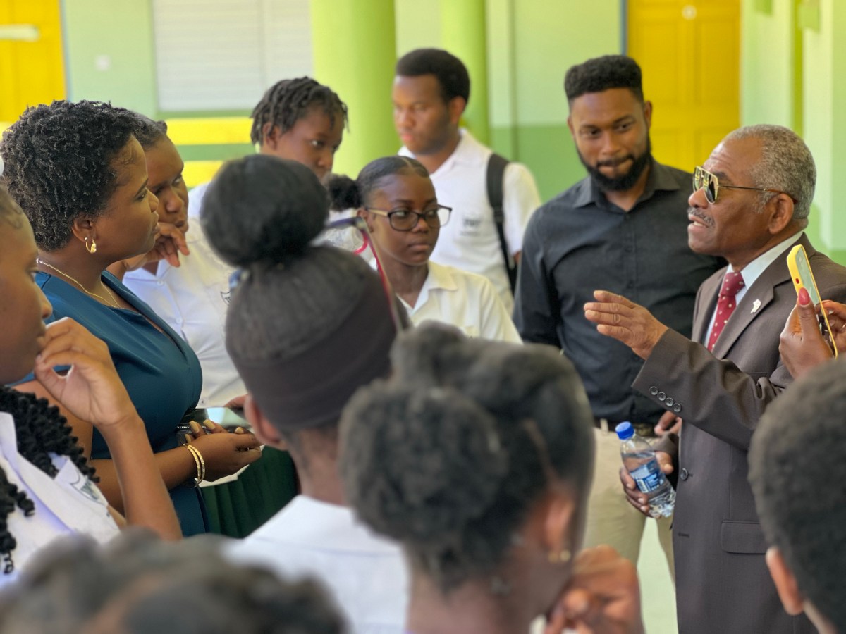 JP Eustace Secondary celebrates visit of medical doctor past student ...