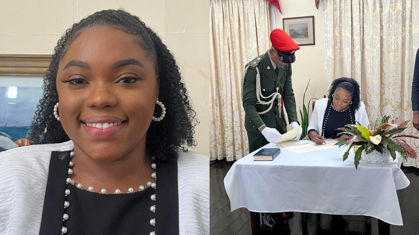 30-Year-old Lawyer sworn in as Government Senator – One News SVG