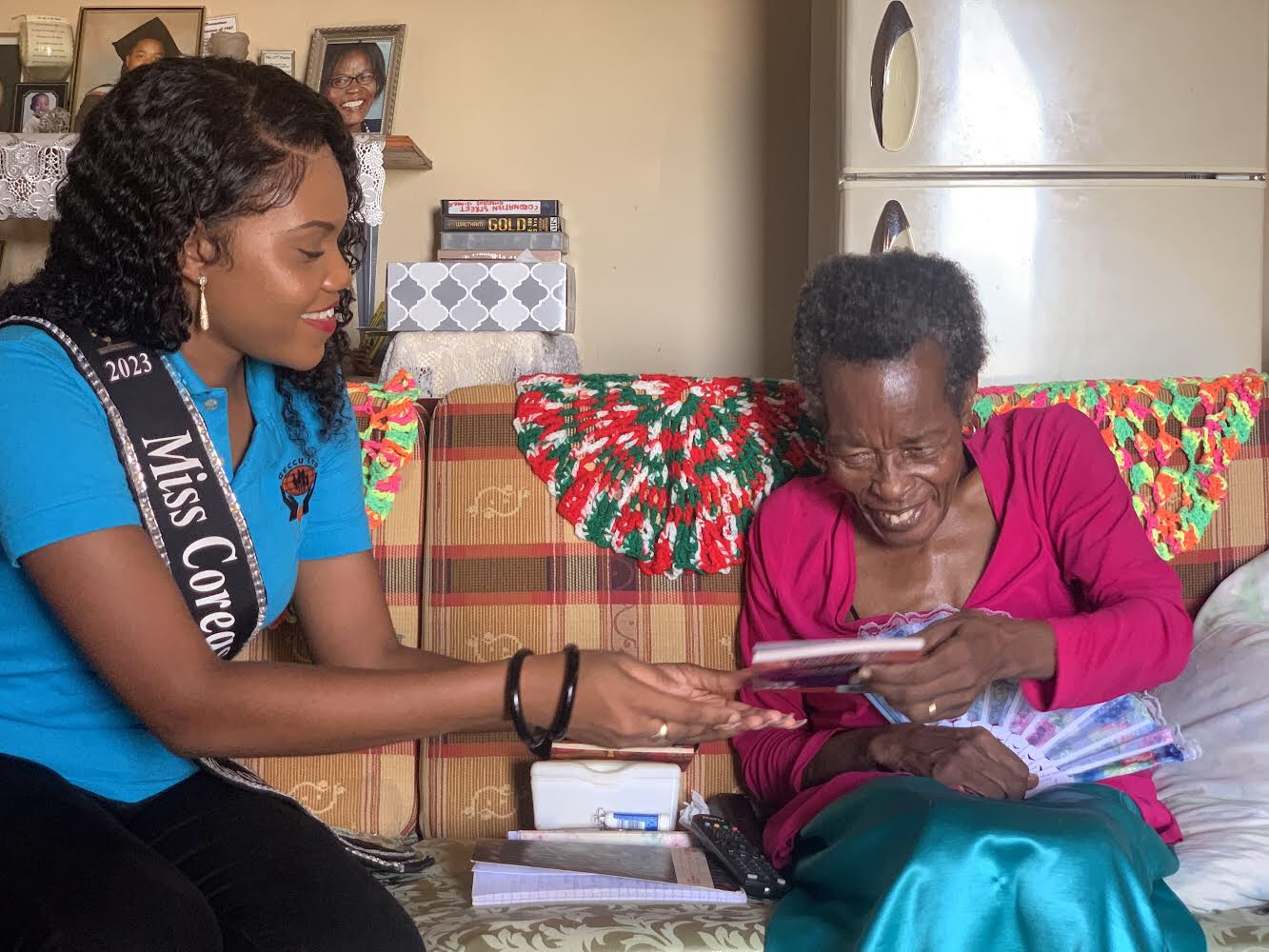 Contestant #7 Completed Her Community Service Project – One News SVG