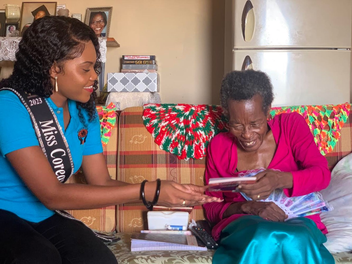 Contestant #7 Completed Her Community Service Project – One News SVG