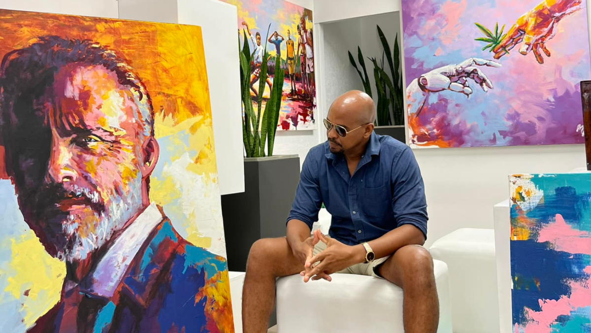 Local artist launches “Tropical Realism” mobile app – One News SVG