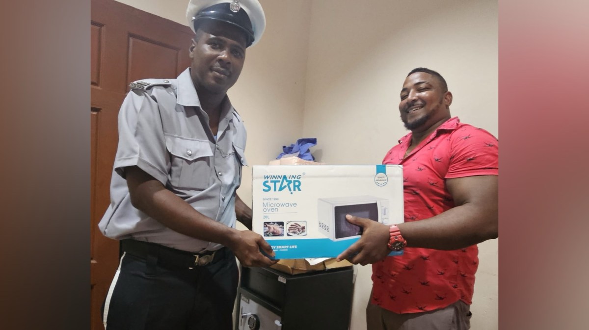 Budgmart and Memorial Funeral Home Donate Microwave to Mespo Police ...