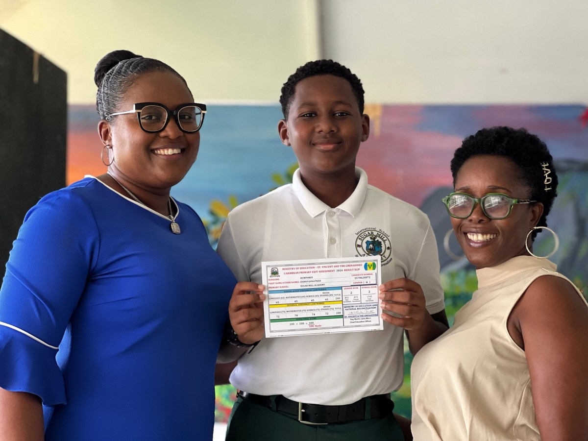 CPEA 2nd place top performer interested in becoming a lawyer – One News SVG