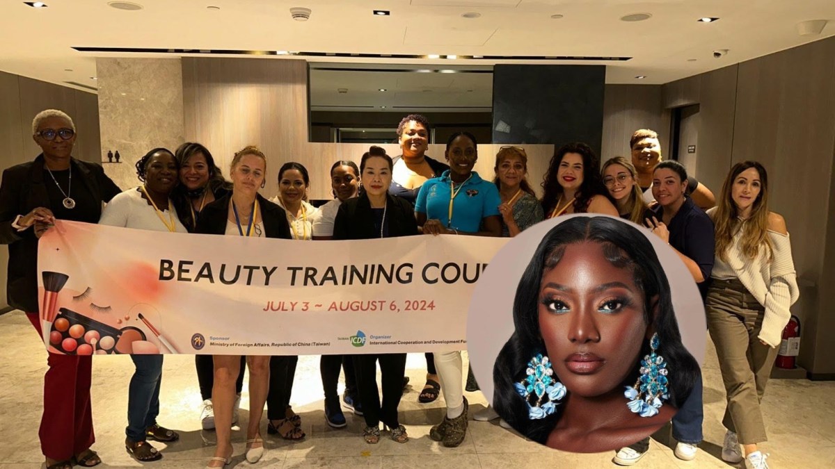 Miss SVG 2023, Arena Foy in Taiwan on four-week Beauty Industry Course ...