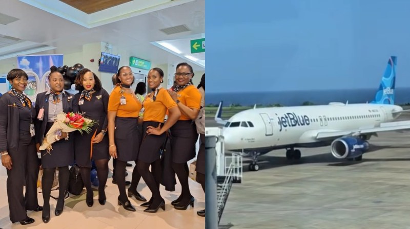 JetBlue makes inaugural flight to SVG with Vincentian crew – One News SVG