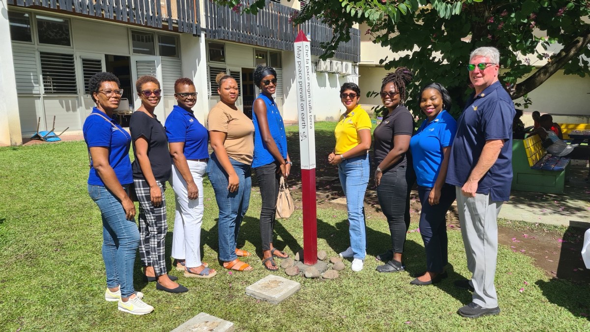 History created as first Rotary Peace Pole erected in St. Vincent – One ...