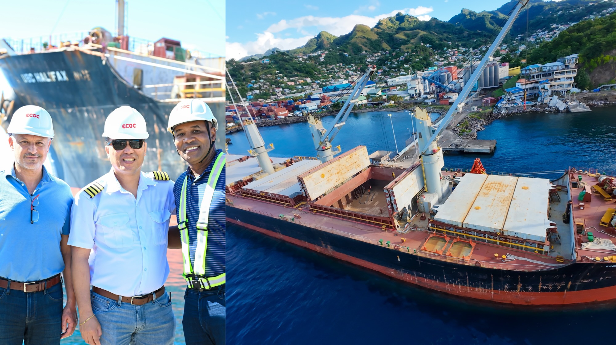 ECGC docks largest grain vessel in 22 years – One News SVG